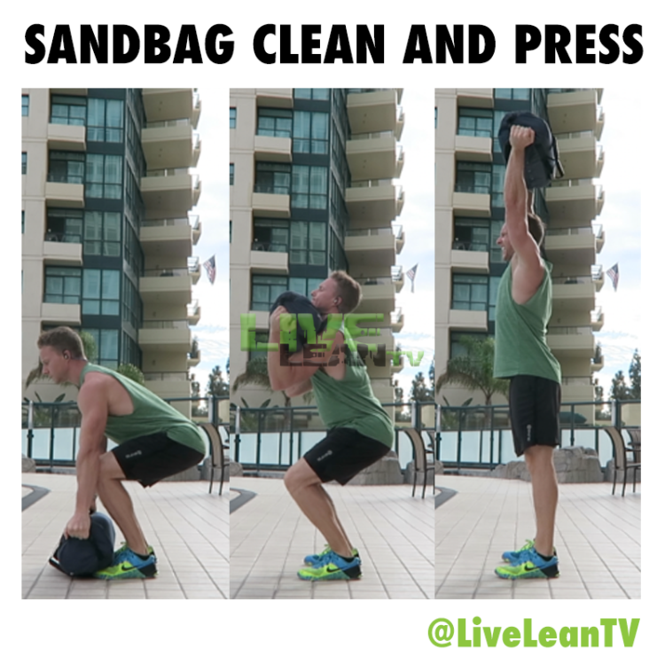 15 Minute Full Body Sandbag Workout Routine