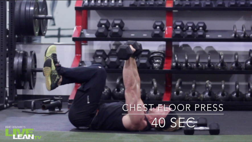 10 Minute Gut Blasting HIIT Gauntlet Dumbbell Workout - Live Lean TV