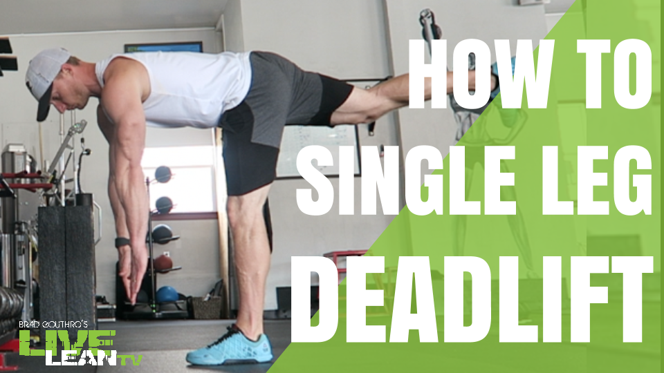 How To Do A Single Leg Romanian Deadlift | 1 Leg RDL Exercise Video ...
