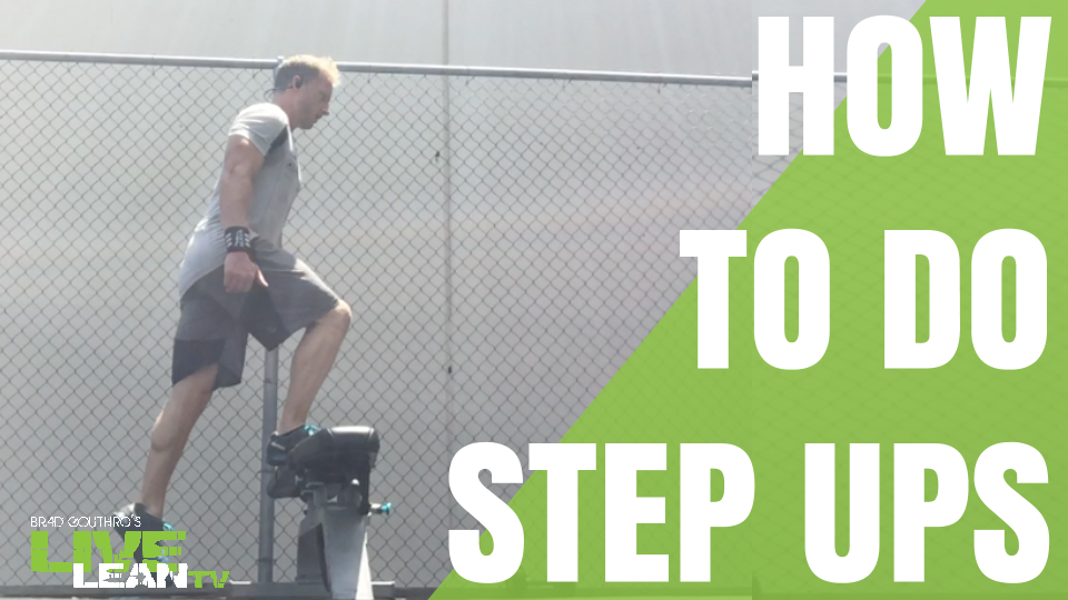 How To Do Step Ups | Bodyweight & Dumbbell Exercise Video - Live Lean TV