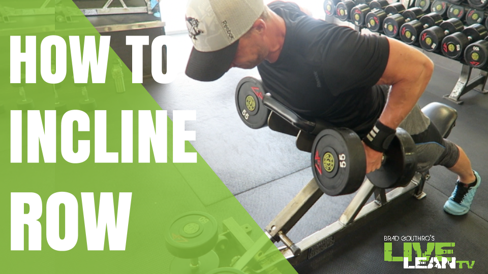 How To Do An Incline Dumbbell Row | Exercise Video and Guide - Live Lean TV