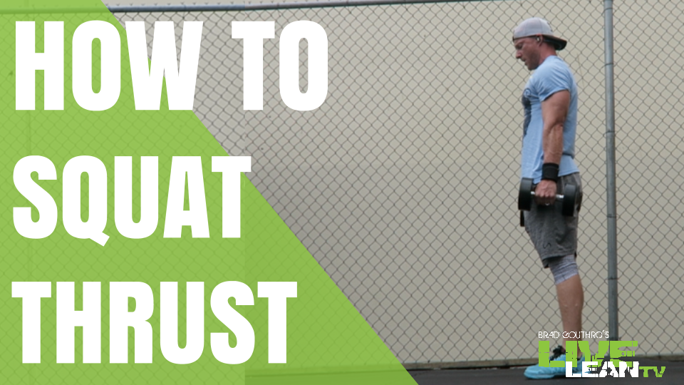 How To Do A Dumbbell Squat Thrust | Exercise Video and Guide - Live Lean TV