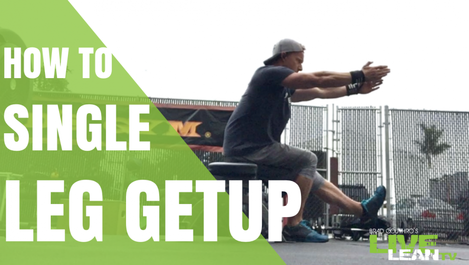How To Do A Single Leg Get Up | Exercise Video and Guide - Live Lean TV
