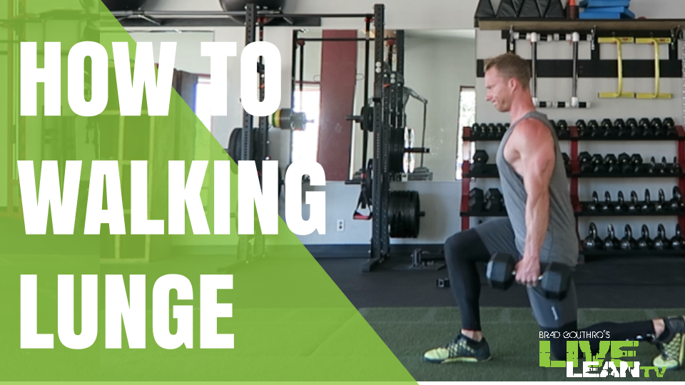 How To Do A Dumbbell Walking Lunge | Exercise Video and Guide - Live ...