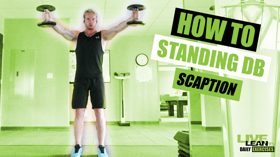 How To Do Standing Dumbbell Scaption | Exercise Demonstration Video and ...