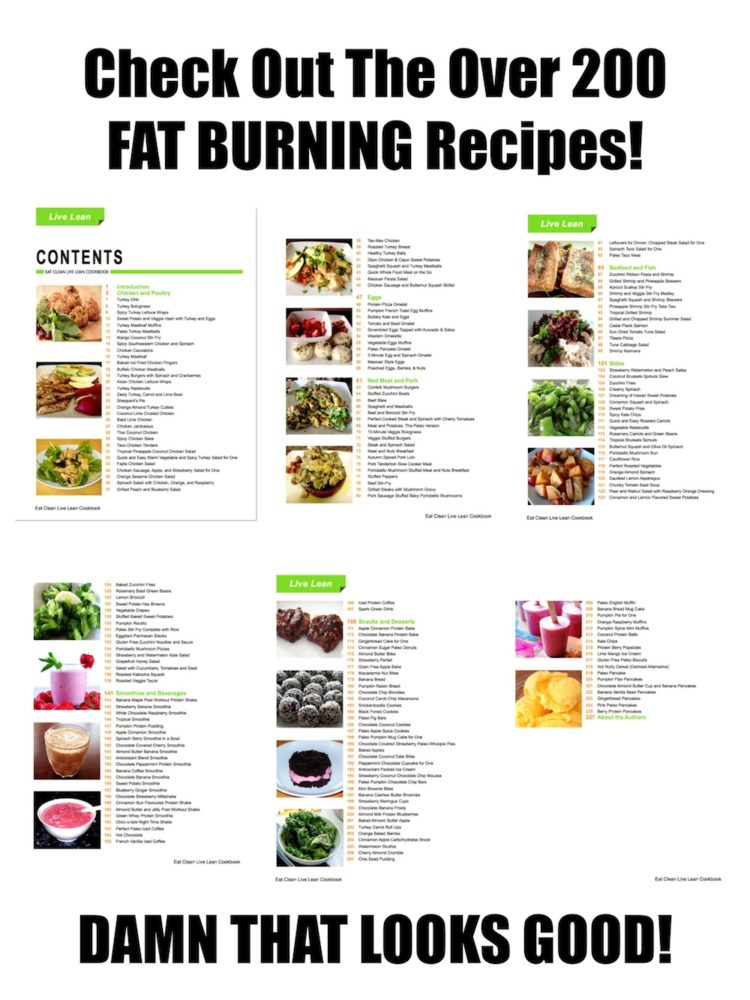 Eat Clean Live Lean Cookbook - Live Lean TV