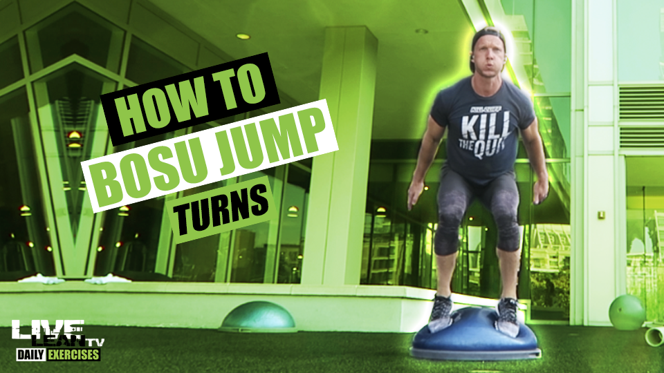 How To Do BOSU JUMP TURNS | Exercise Demonstration Video and Guide ...